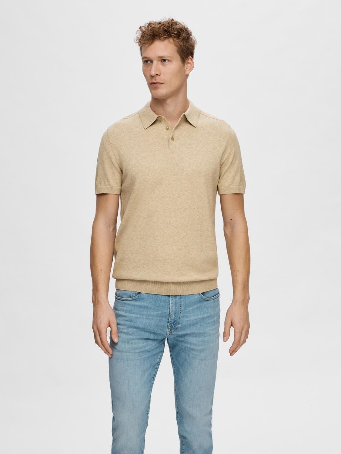 Buy Brown Knitted Polo for Men Online