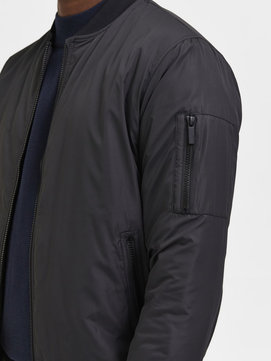 Buy Black Bomber Jacket for Men Online